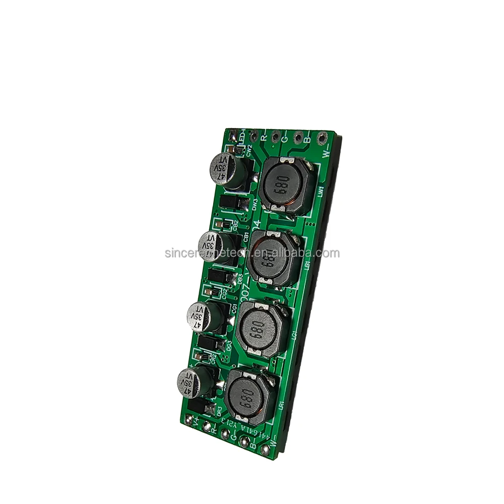 12-24v Input LED RGBW Driver/controller Board with 4 Channels