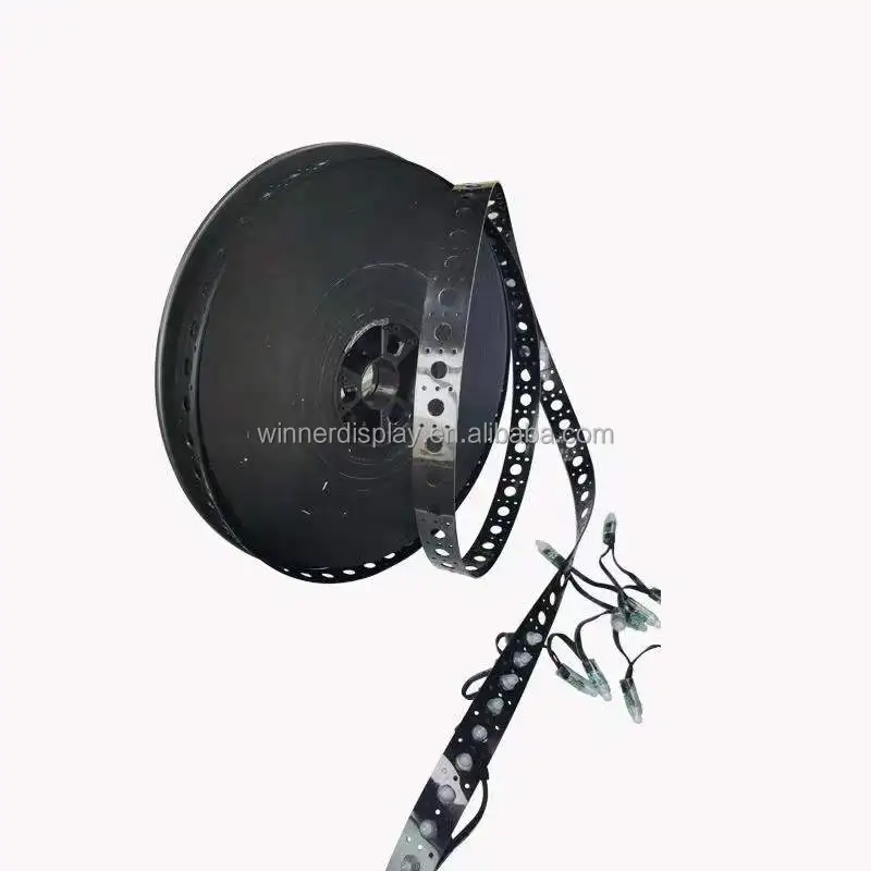 MegaTree Mounting Strip for 12mm RGB-Pixel 50m/roll 12mm RGB Node Node ...