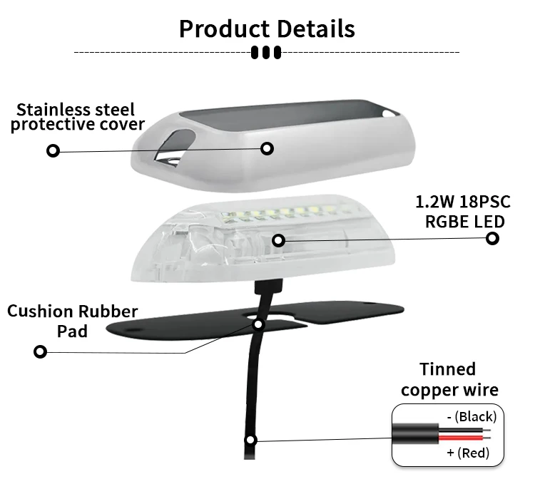 Wholesale Marine Accessories 12v Rgb Boat Yacht Led Underwater Light ...