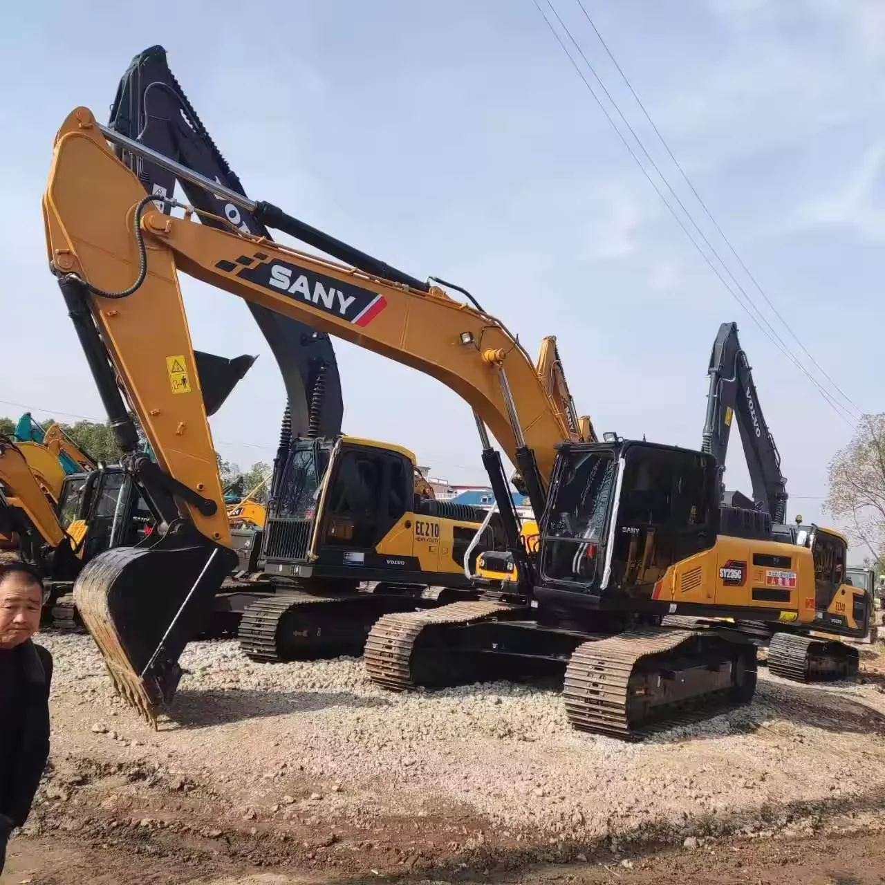 Used SANY SY215C Crawler Excavator Used CHINA Brand Sany Cheap ...