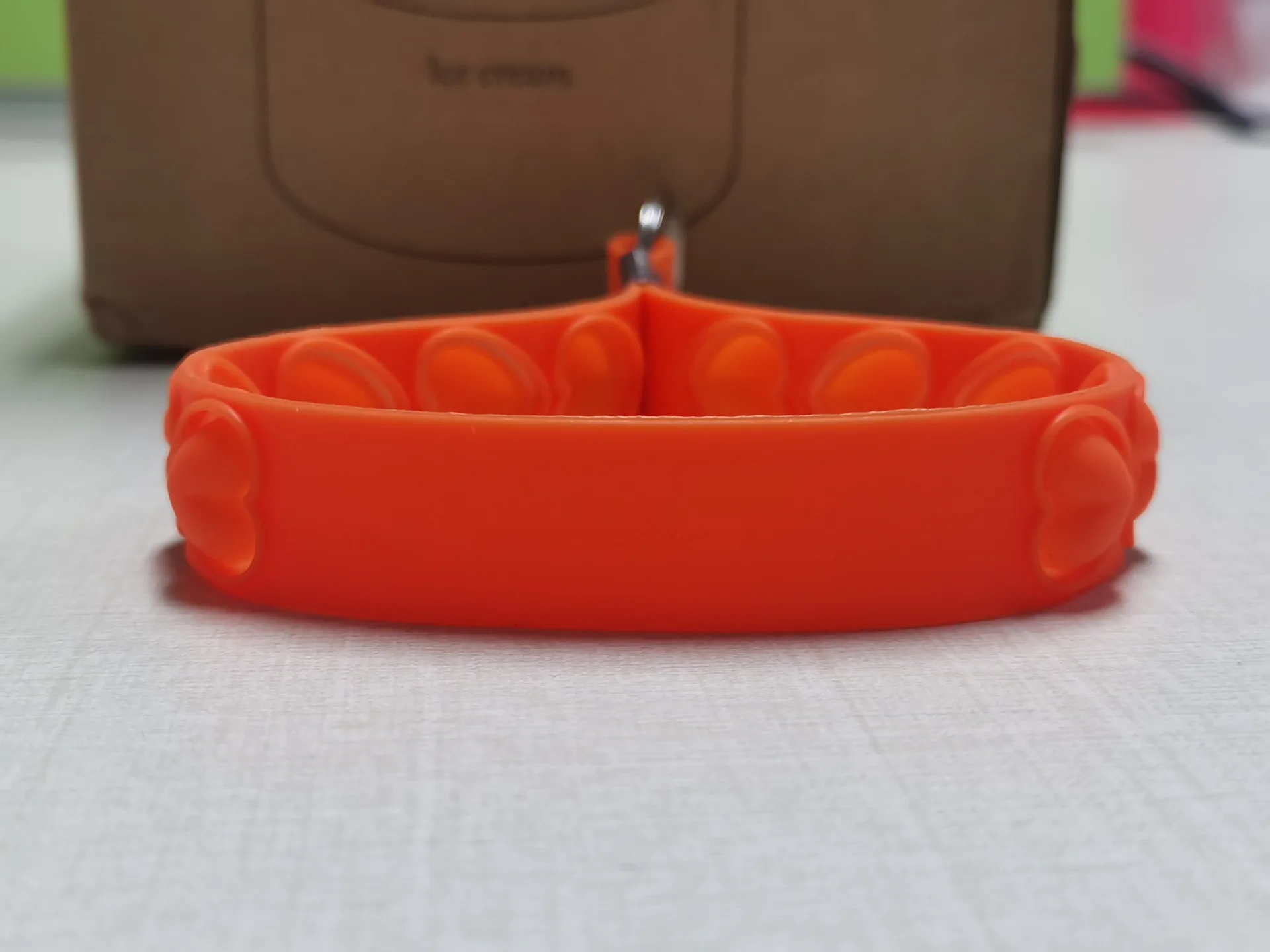 Hot Selling Silicone Pop Bubbles Keychains Custom Logo Heart Shaped ...