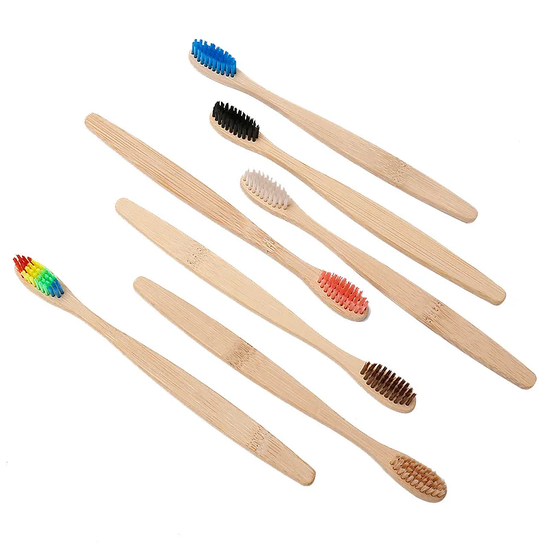 Customized Bamboo Toothbrush Soft Bristles Eco Plastic-Free ...