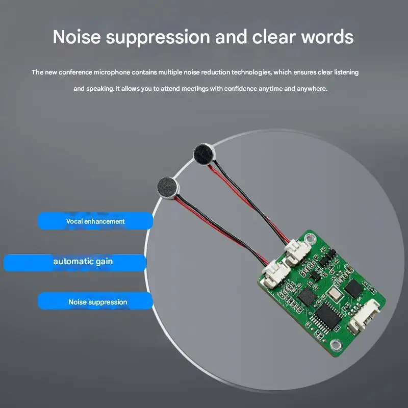 Dual Microphone Array Mic: Noise Reduction for Clear Audio Processing ...