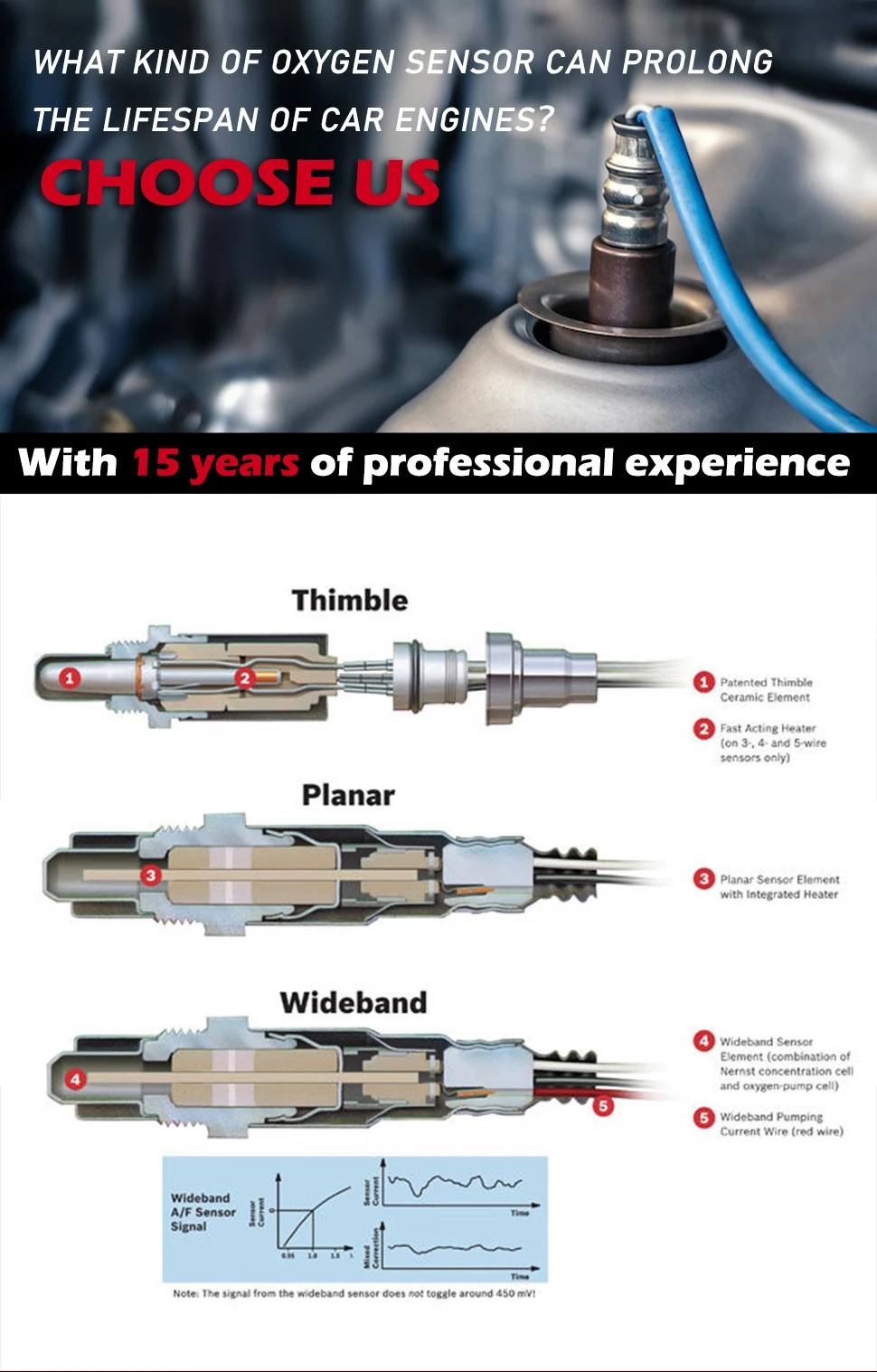 Toyota Corolla Oxygen Sensor Auto O2 Sensor 250-54006 234-9051 ...