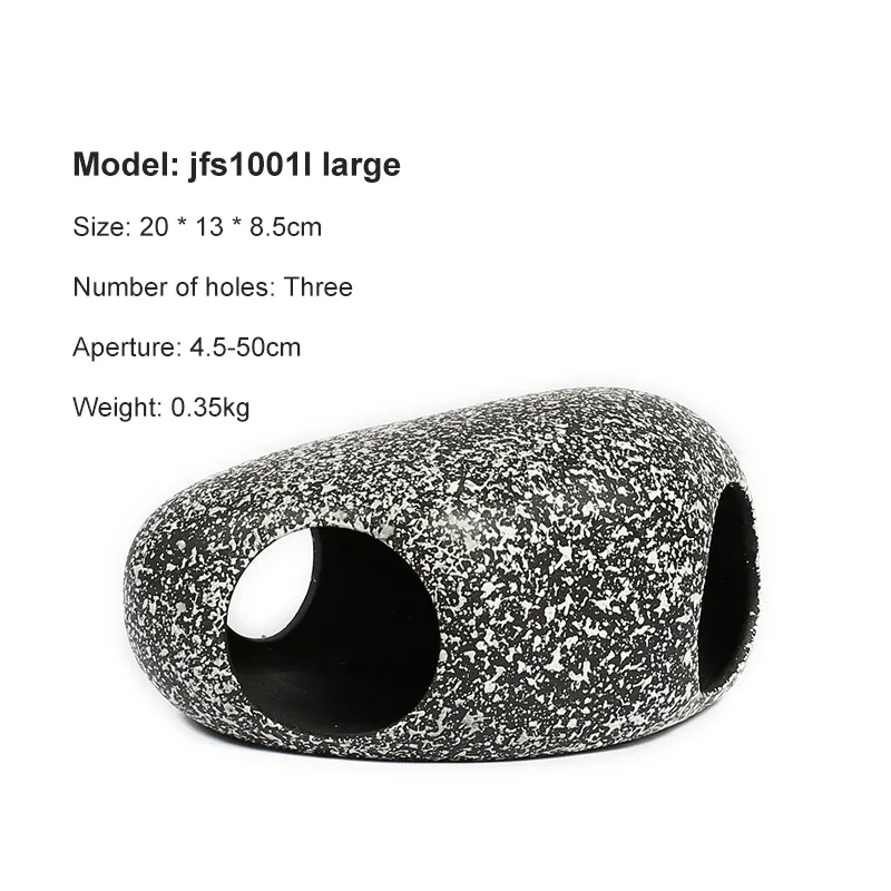 Fish And Shrimp Breeding Marbles Ceramic Rock Cichlid Stone Shelter ...
