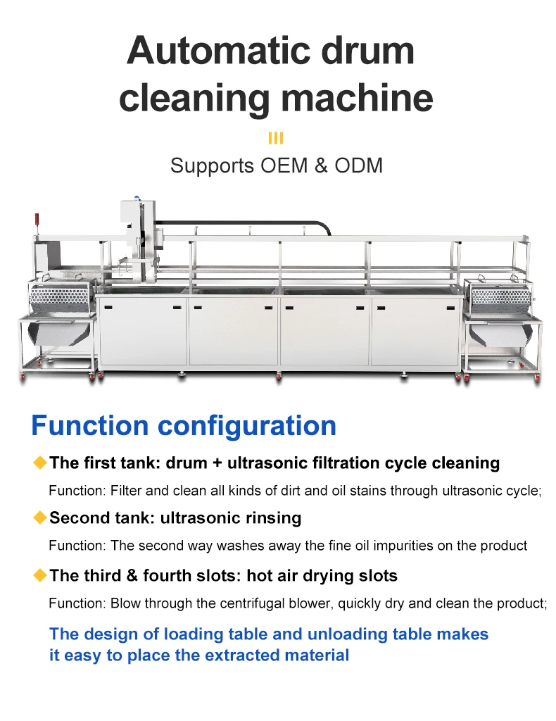 Plc Control Multistage Automatic Industrial Ultrasound Cleaner ...