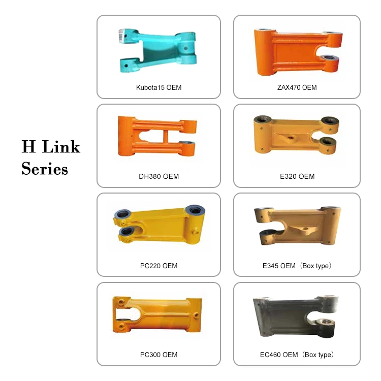 Excavator Spare Parts - High Precision H Link Rod Connectors