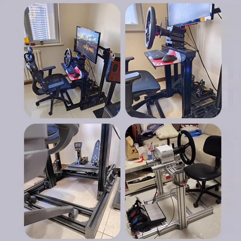 Aluminum Profile 4040/4080 Sim Racing Rig Wheel Bracket, OEM