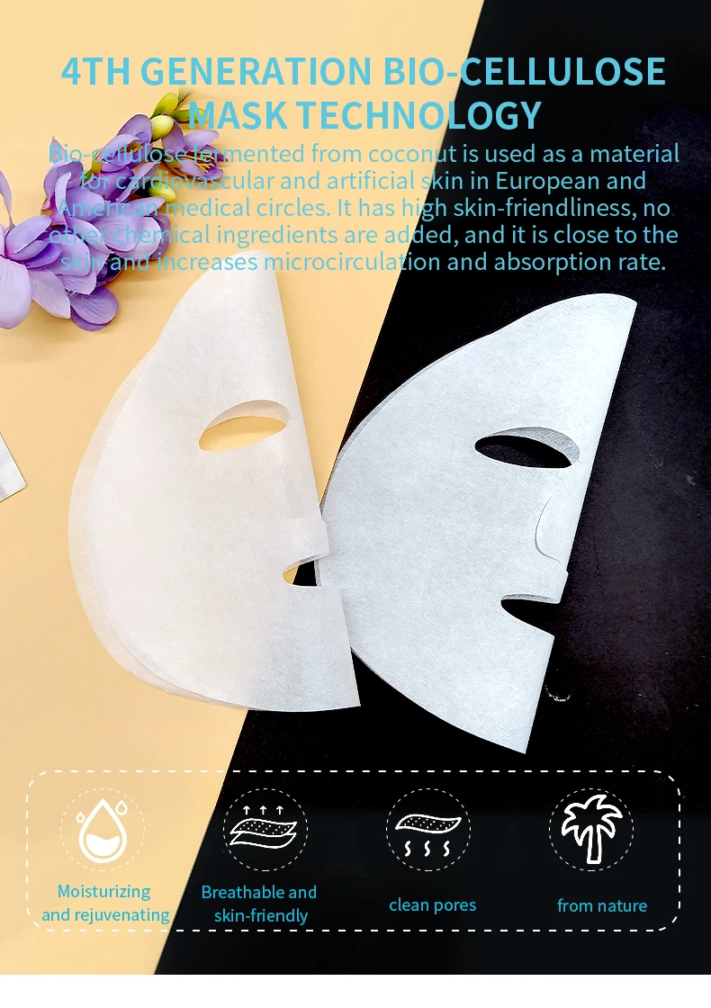 Bio Cellulose Facial Mask - Coconut Fermentation Sheet Mask