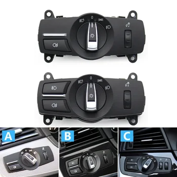 Lhd Rhd Car Headlight Button Headlamp Switch Control Assembly For Bmw 5 ...