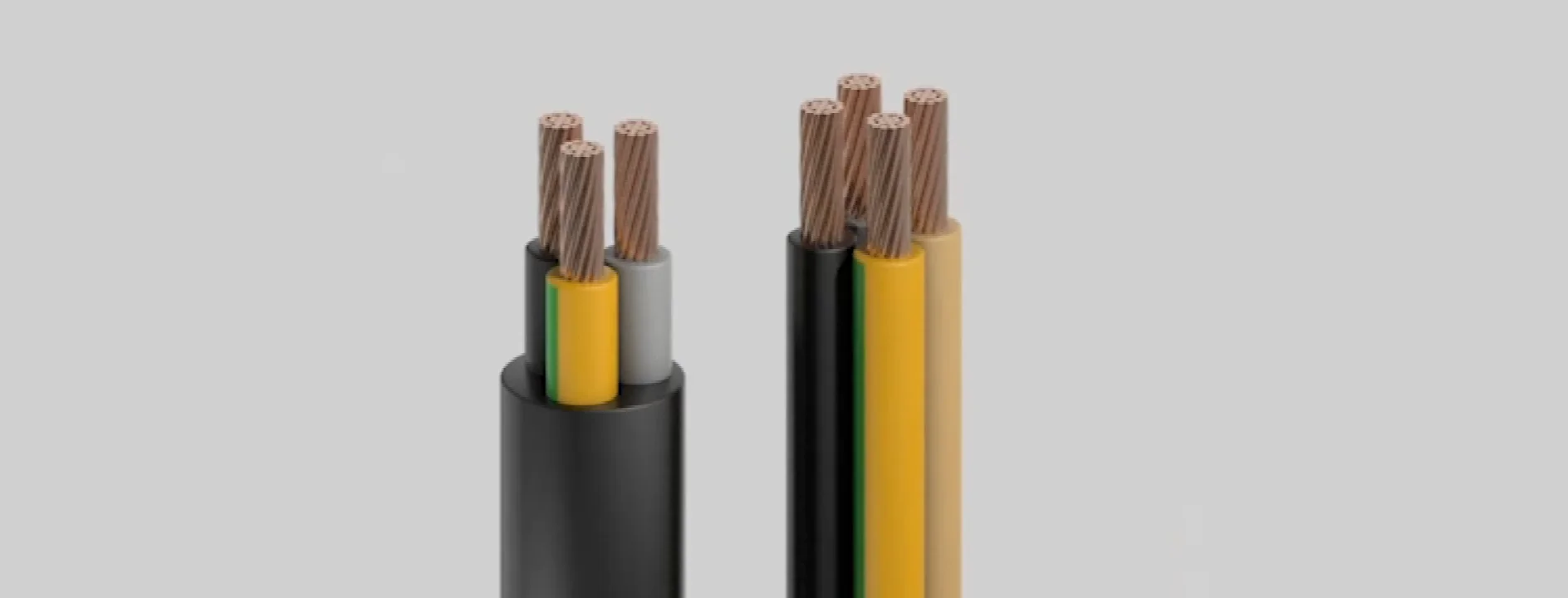 Heavy Duty 2 3 4 Core 2mm2 2.5mm2 4mm2 Submersible Blue Black Flat Round Pump Cable - Buy ...