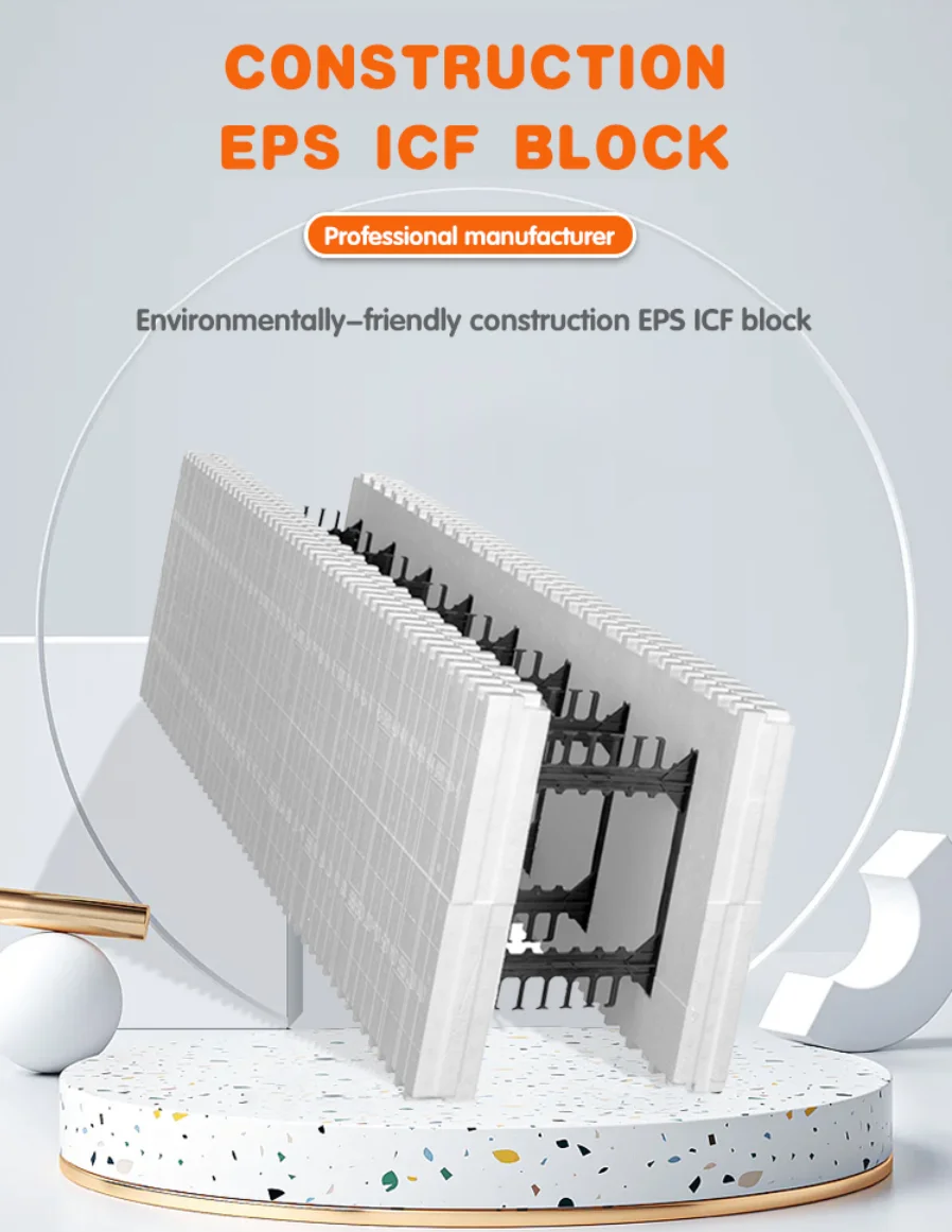 Concrete Styrofoam Building Blocks