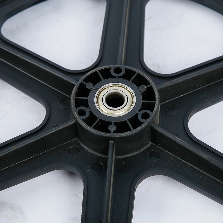 16 Inch Plastic Solid Rubber Spoke Wheel For Food Cart - Buy Chrome ...