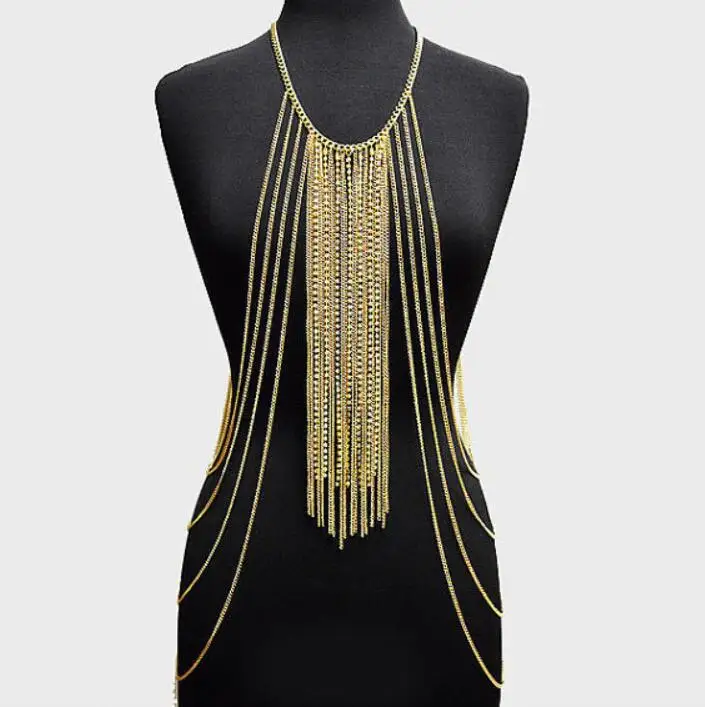Hot Fashion Charm Gold Body Shoulder Chain Sp6161 - Buy Shoulder Chain ...