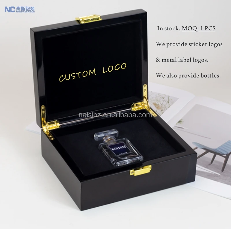 Luxury MDF Wood Packaging Box - Perfect for Perfume & Jewelry