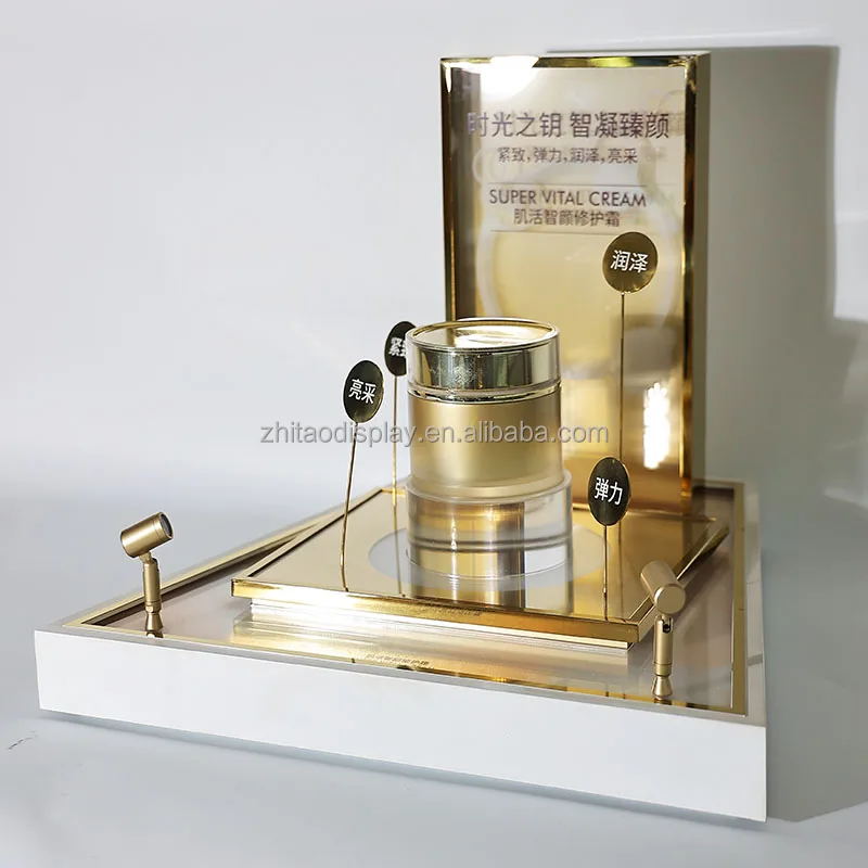 Luxury High-end Beauty Shop Skincare Display Essence Display Face Cream ...