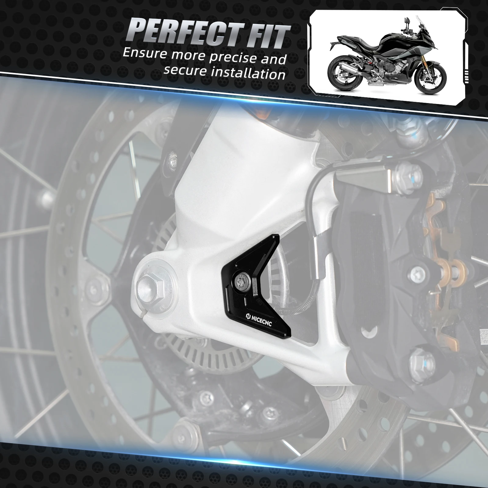 Bmw R1200gs & R1250gs Adventure Front Abs Sensor Guard - Oem