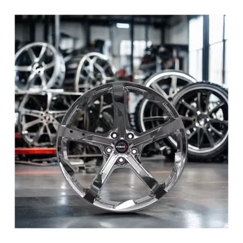 Customizable Concave 5-hole Forged Aluminum Wheel Rims 120mm 18 19 20 ...