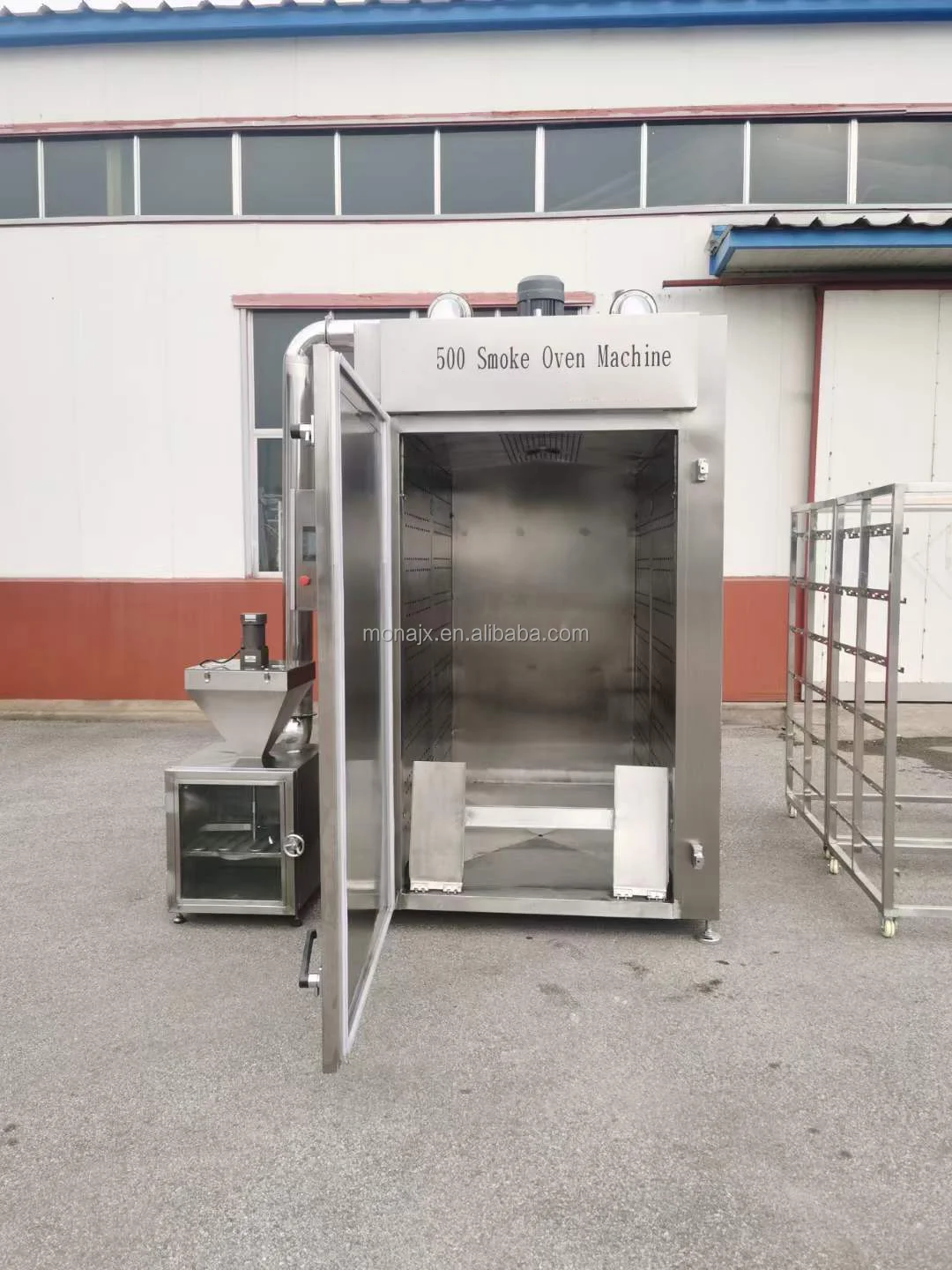 Industrial 500kg/batch Fish Salmon Smoking Machine Oven