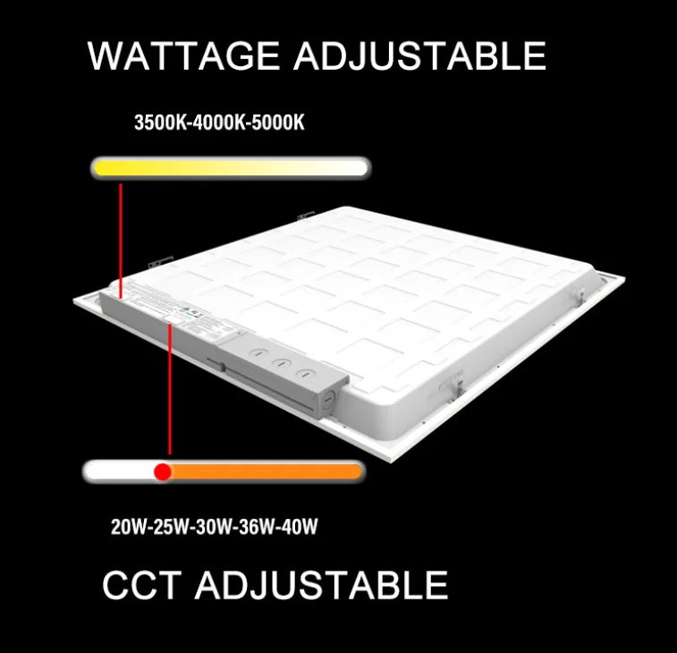 Tuya Smart Control Surface Ceiling Mounted 2x4 Thin 36W Smart Led Panel ...
