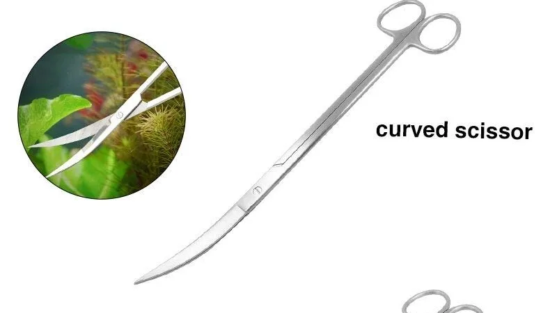 Best Aquarium Scissors Set Stainless Steel Cleaning Tool Plants Fish ...