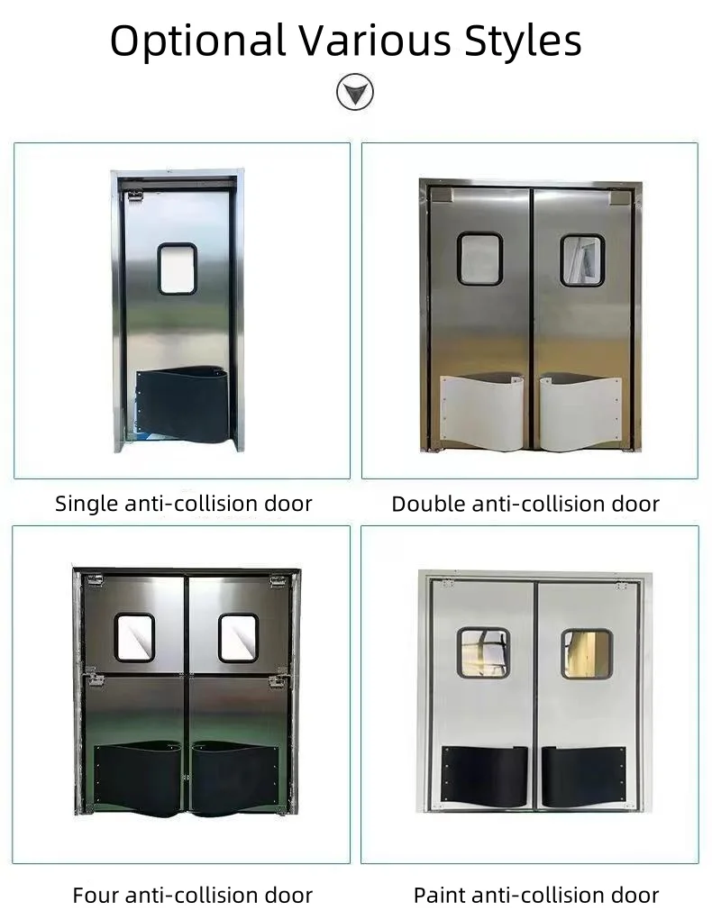 Durable Stainless Steel Swing Doors for Commercial Kitchens