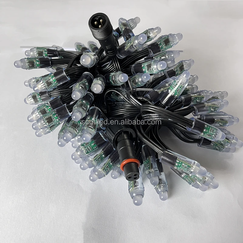 Smart RGB Pixel LED Bullet Nodes - 100 Leds Xconnect Waterproof