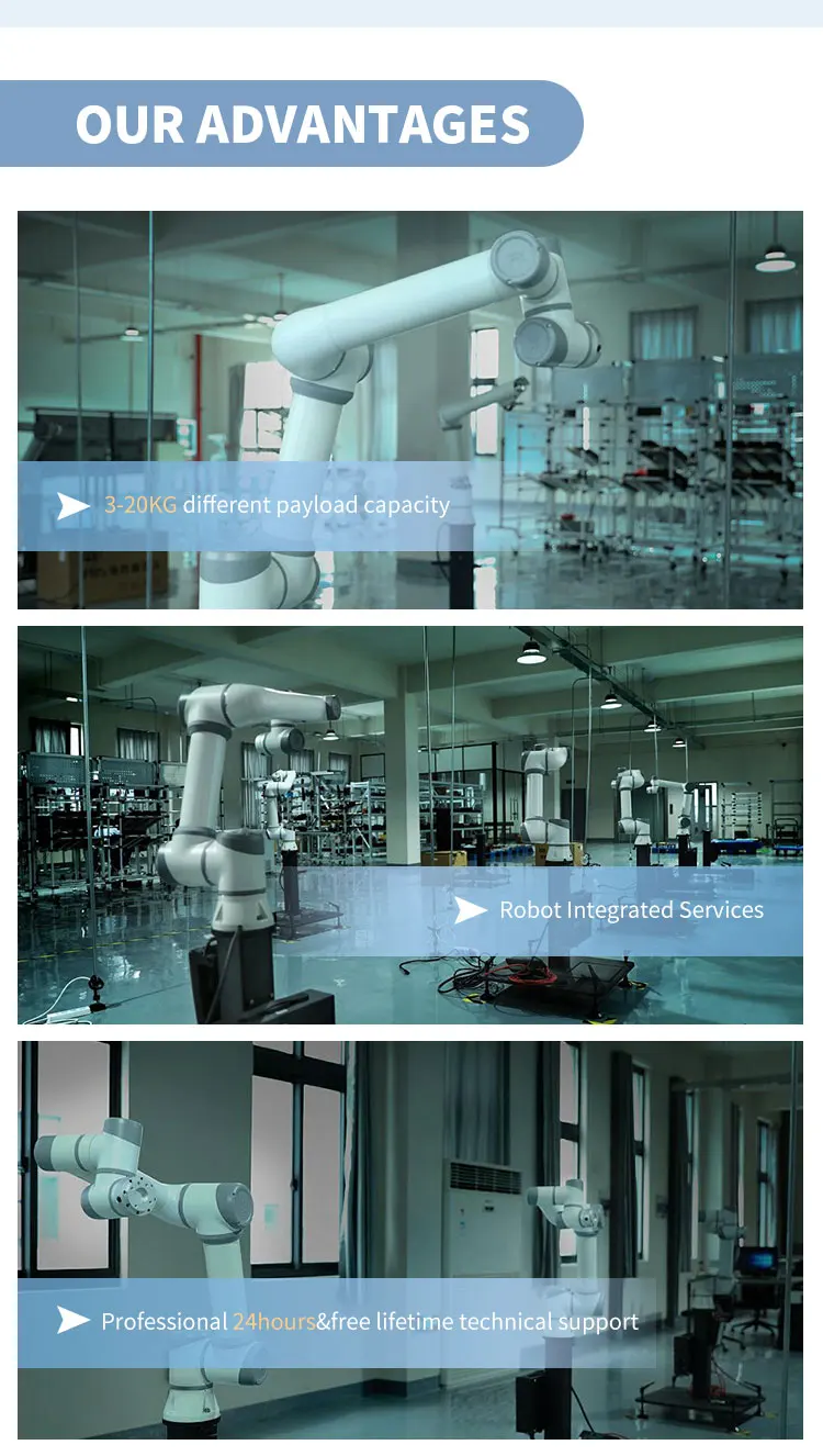 Automated Palletizing Robot Collaborative Robot Arm For Food Industry Automation Era Cobot