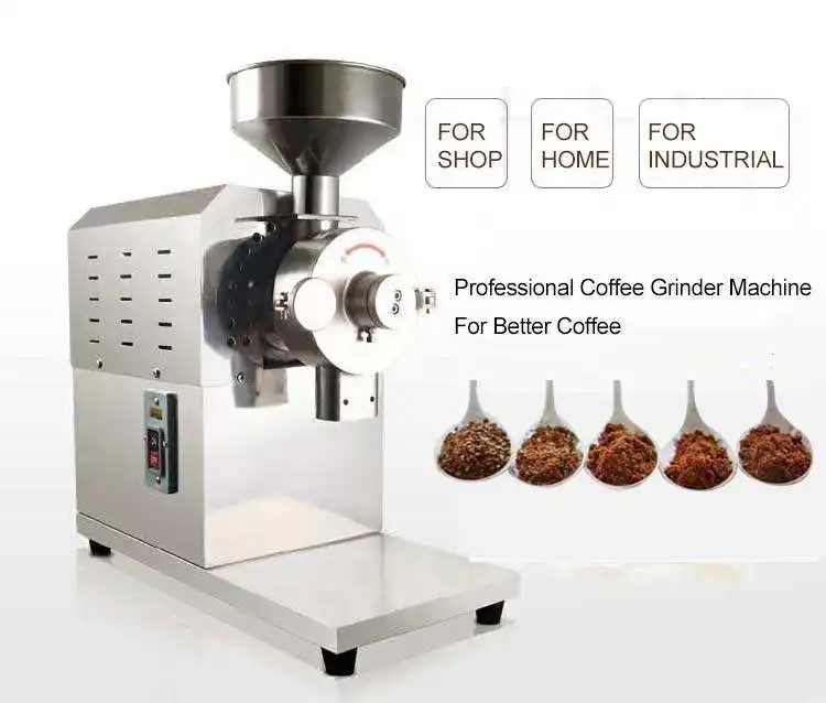 Industrial coffee grinder commercial coffee beans crushing machine ...