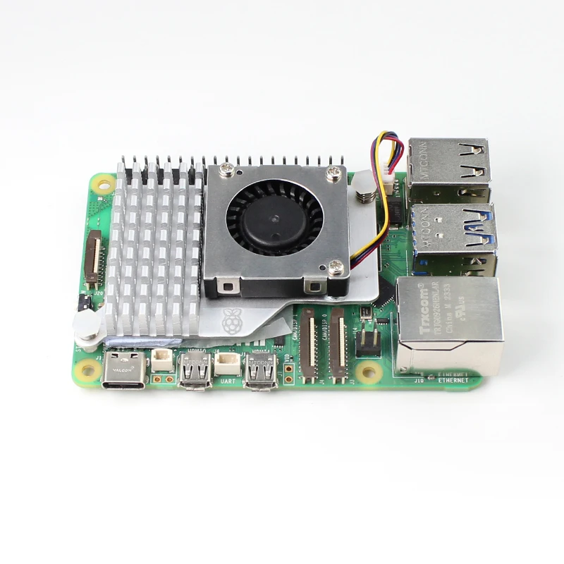 Raspberry Pi Active Cooler Aluminium Heatsink Radiator with PWM Cooling ...