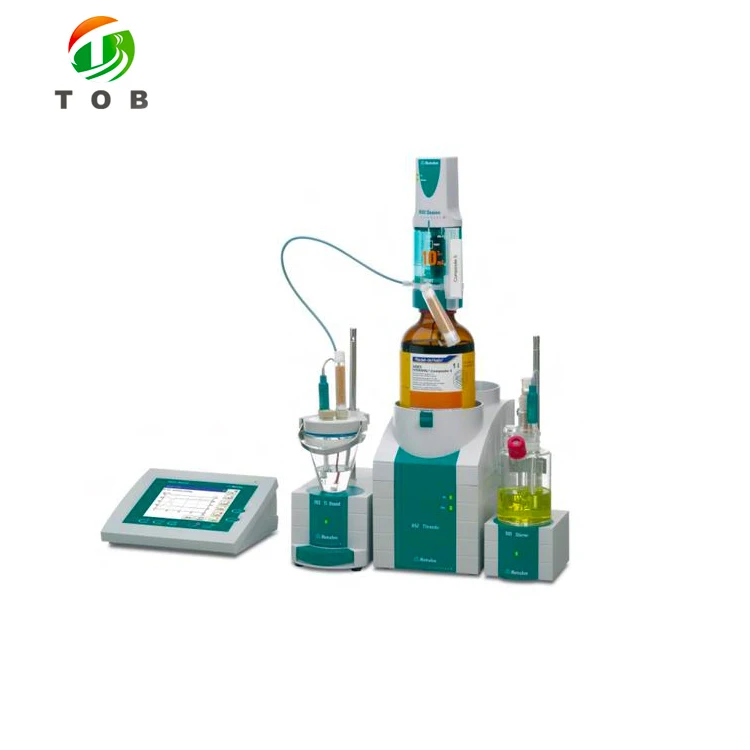 Auto Water Tester Equipment Coulometric Karl Fischer Titrator For Solid ...