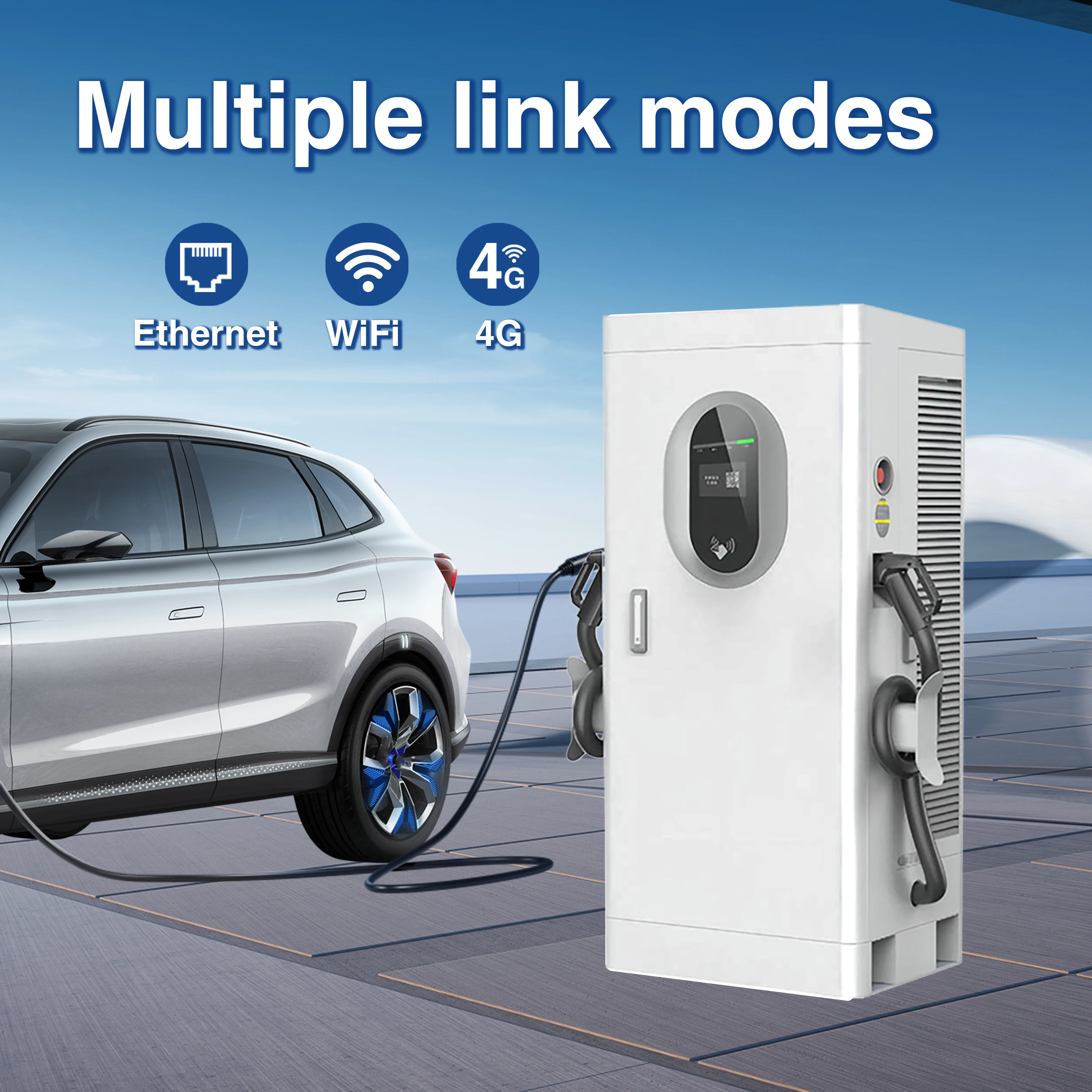 Double Guns 60-240kw Electric Vehicle Dc Fast Charger Station With Ocpp 1.6j - Buy Double Guns ...