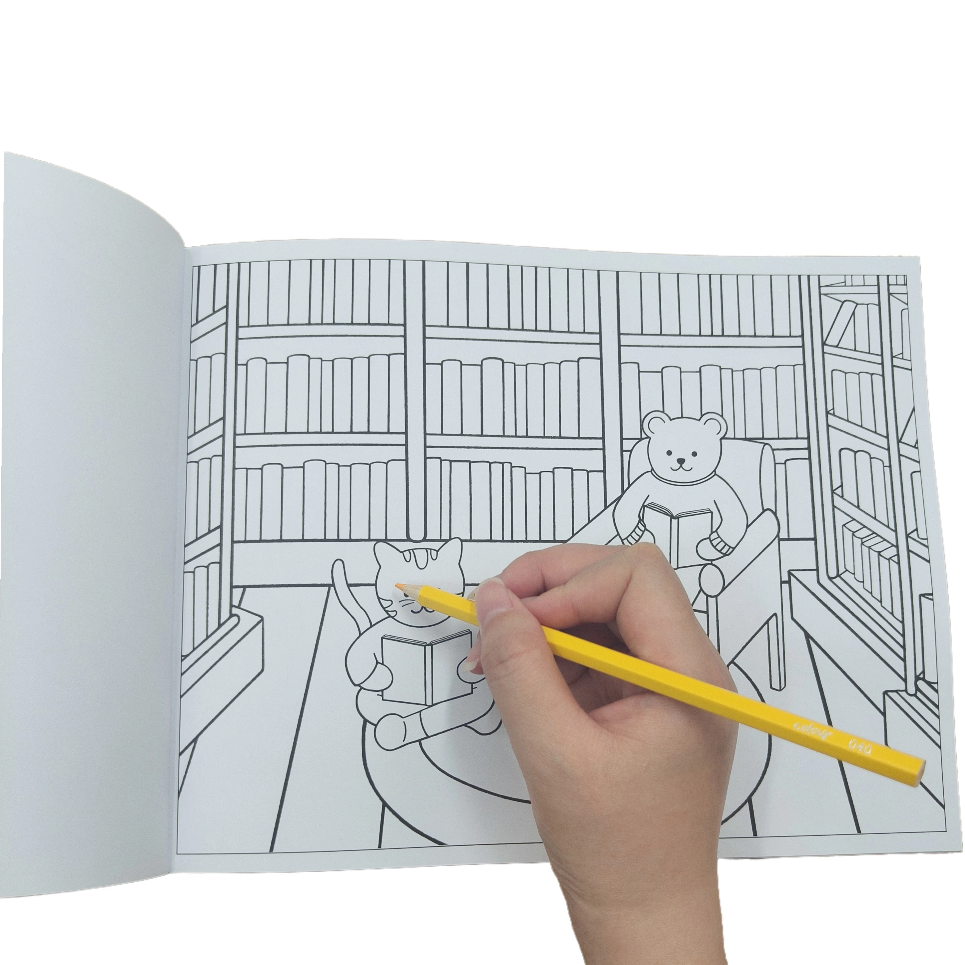 Wholesale Custom Cute Coloring Book Printing Adult Coloring Books ...