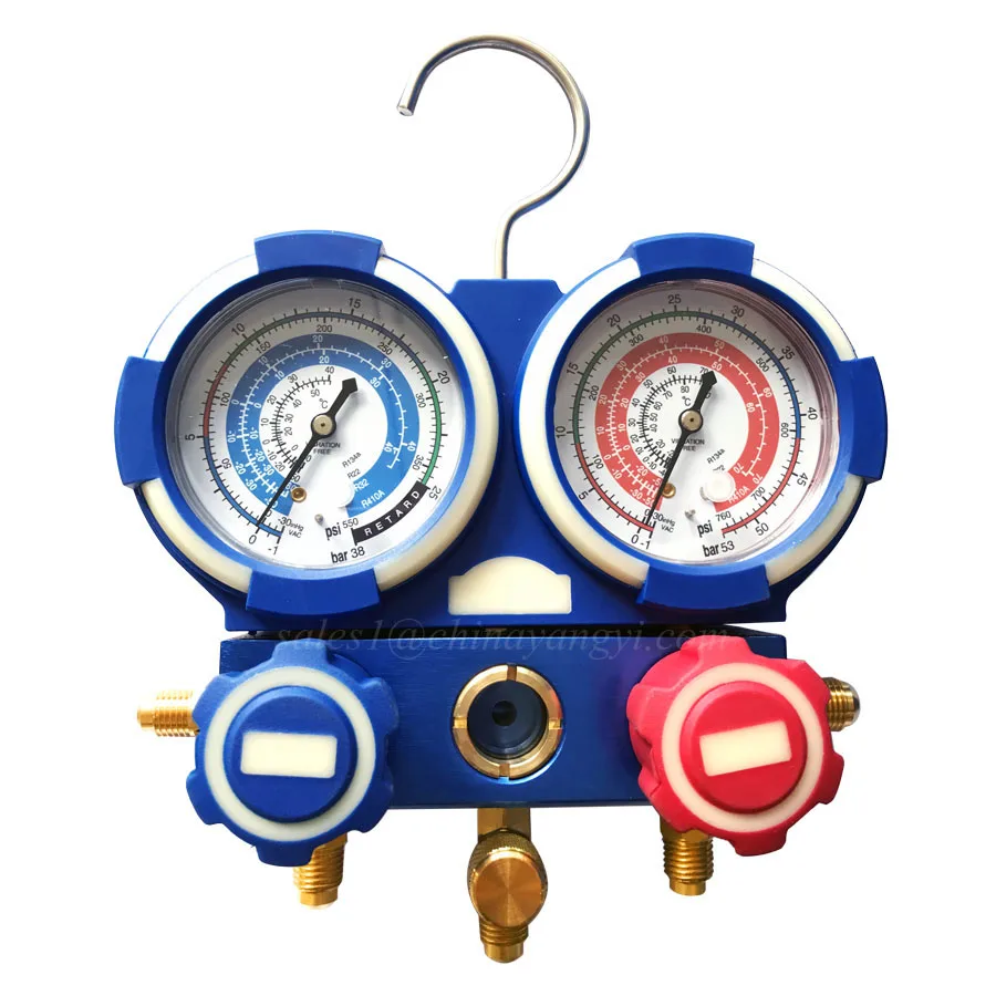 High Quality R32 R410A R22 R134a Manifold Gauge Pressure Tools