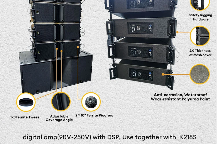 K210-a Line Array Speaker System Outdoor Set - Buy Line Array Speaker ...