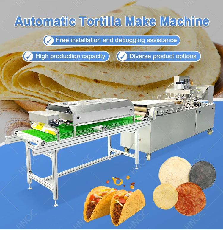 HNOC Compact Jowar Roti Make Machine Fully Automatic Corn Flour Mexican ...