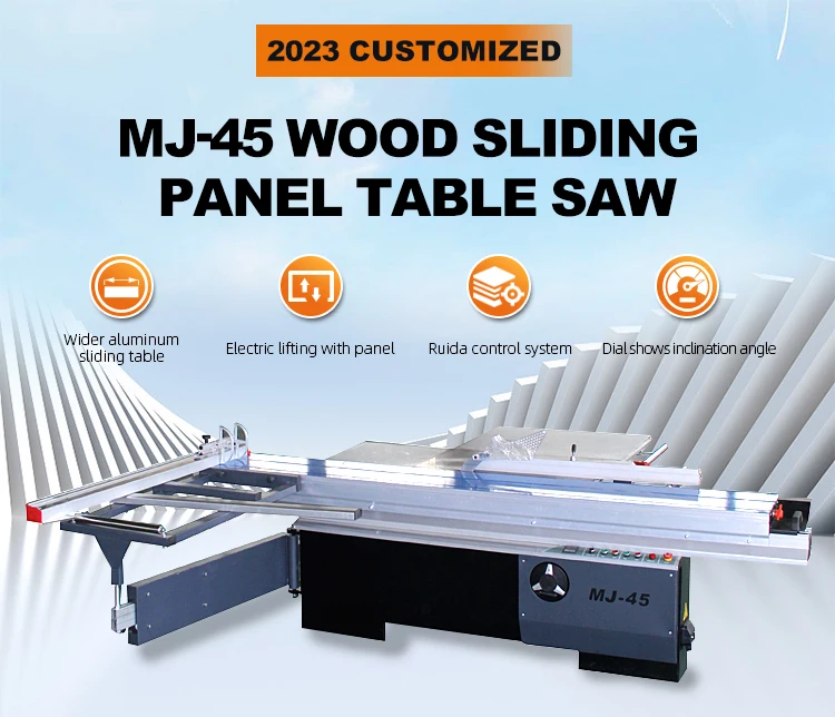 Sliding Table Precision Panel Saw Machine Woodworking Cnc Automatic ...