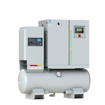 7.5kw Integrated Oil-free Scroll Air Compressor 8 Bar Working Pressure ...