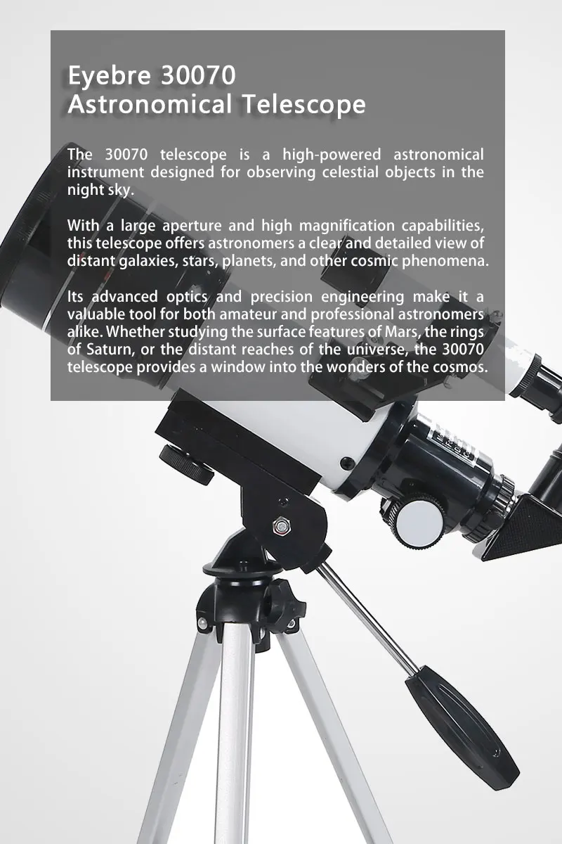 Eyebre 30070 Professional Telescope Refractor Telescope Astronomy Kids ...
