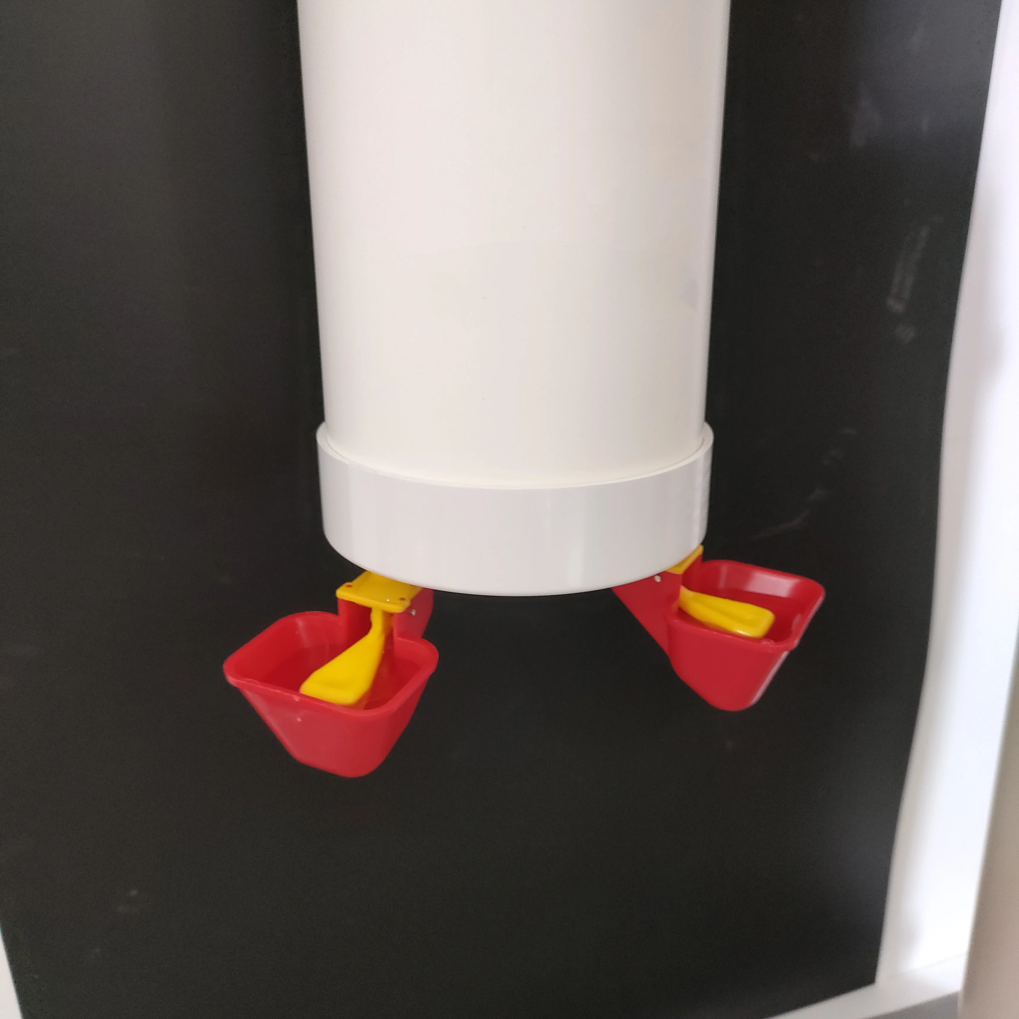 DIY Poultry Cylindrical Waterer PVC Pipe for Chickens & Birds, 1 Gallon ...