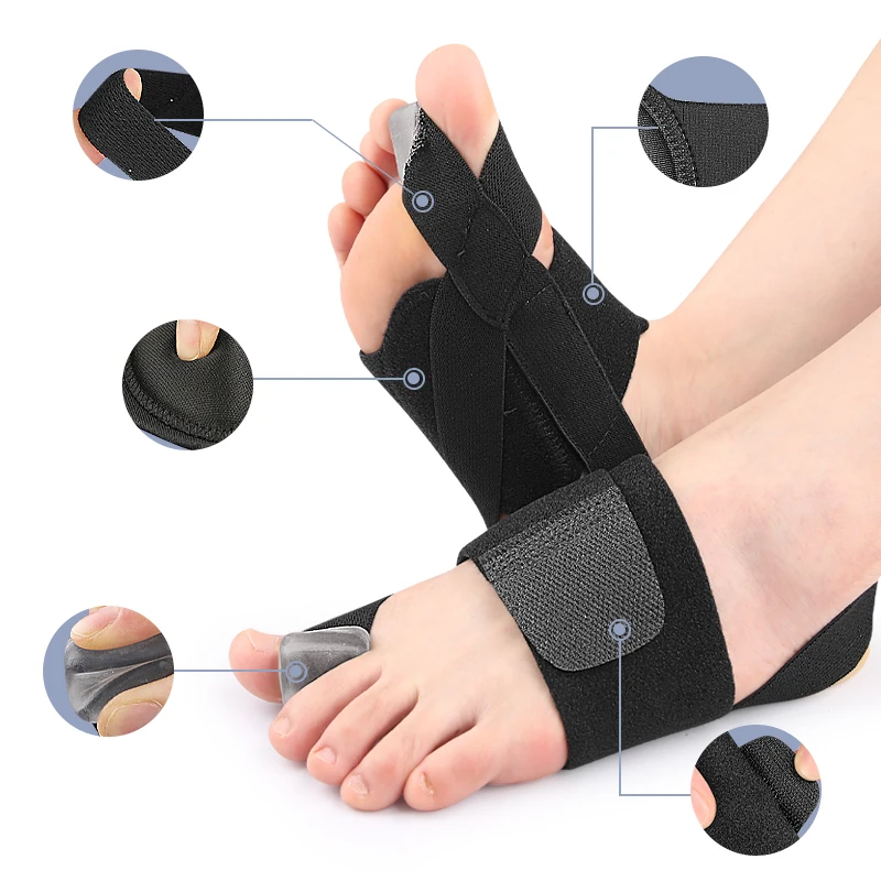 Bunion Corrector For Women Men Big Toe Brace With Arch Support Pad Big ...