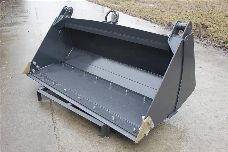 Official 0104 Mini Loader Skid Steer Attachment 4 in 1 Bucket| Alibaba.com