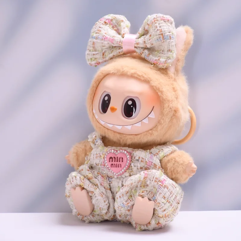 Labubu Cute Mini Minmin Outfit With Bow Labubu Designer Gem Clothes ...