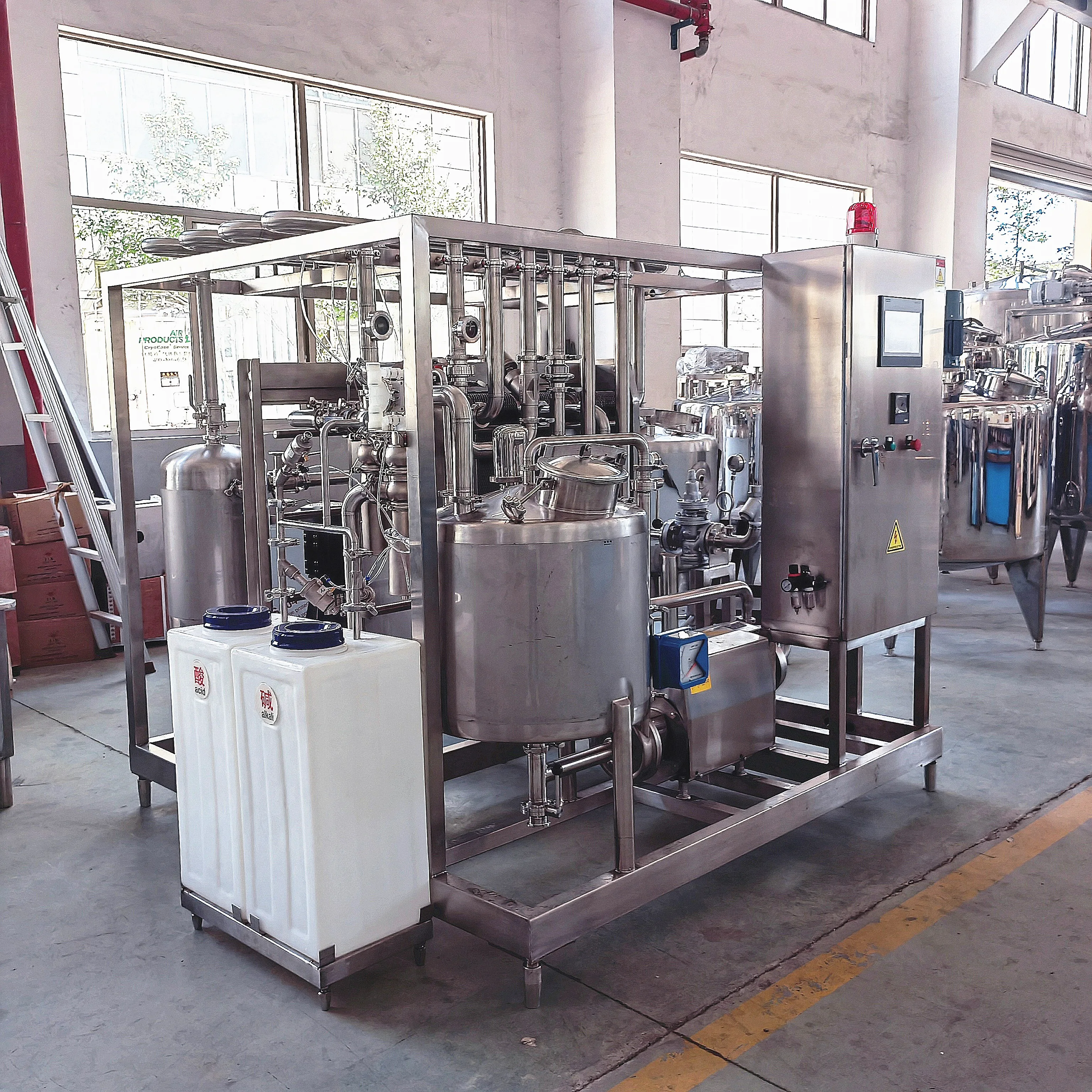 Automatic Plate Pasteurizer - Efficient Milk Pasteurization