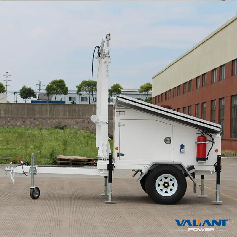 Portable Construction Lights - Solar Light Tower by VALIANT