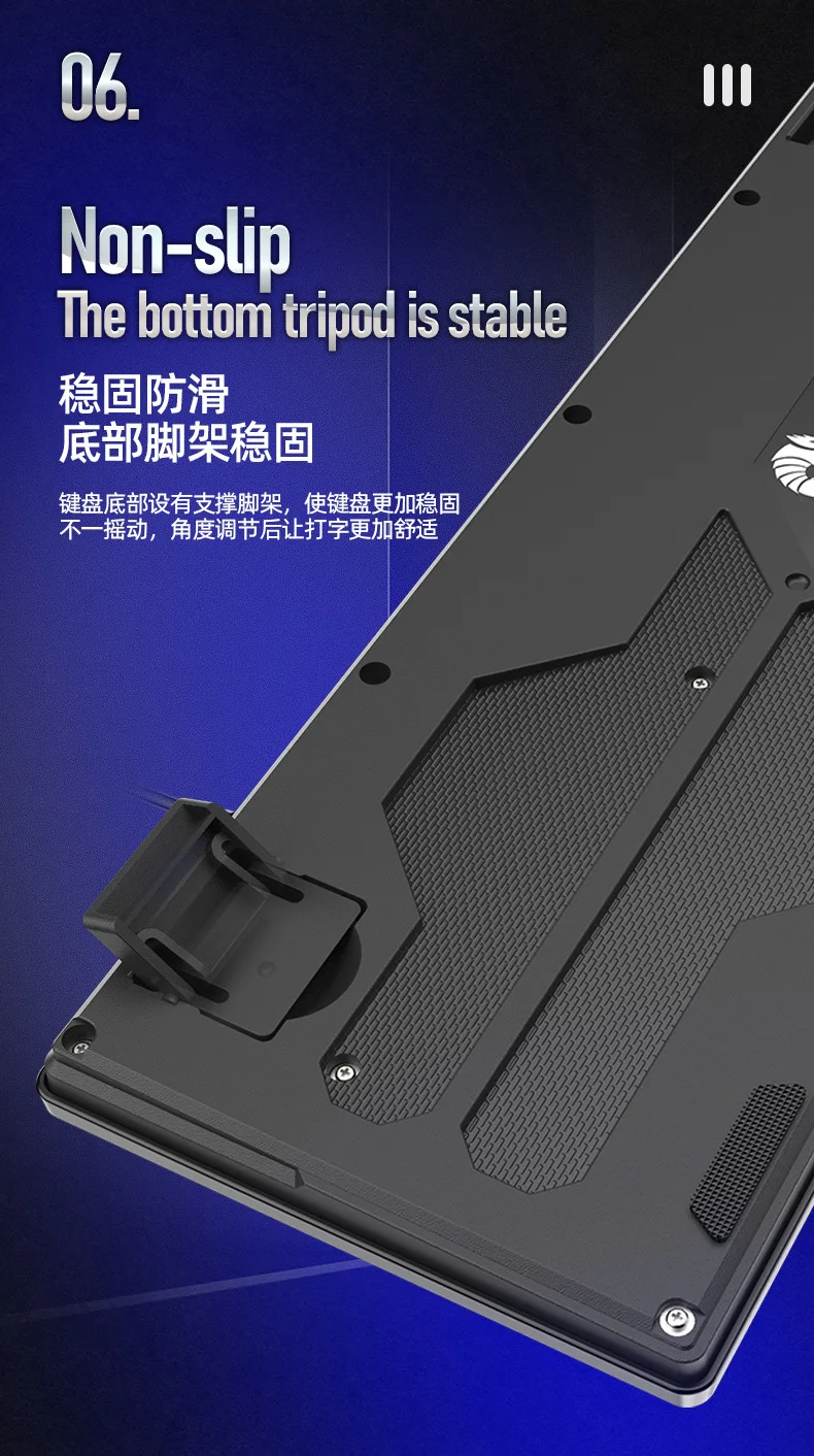 RAIKU K87 Dual-Color RGB Keyboard for Esports - 87-Key Wired Gaming ...