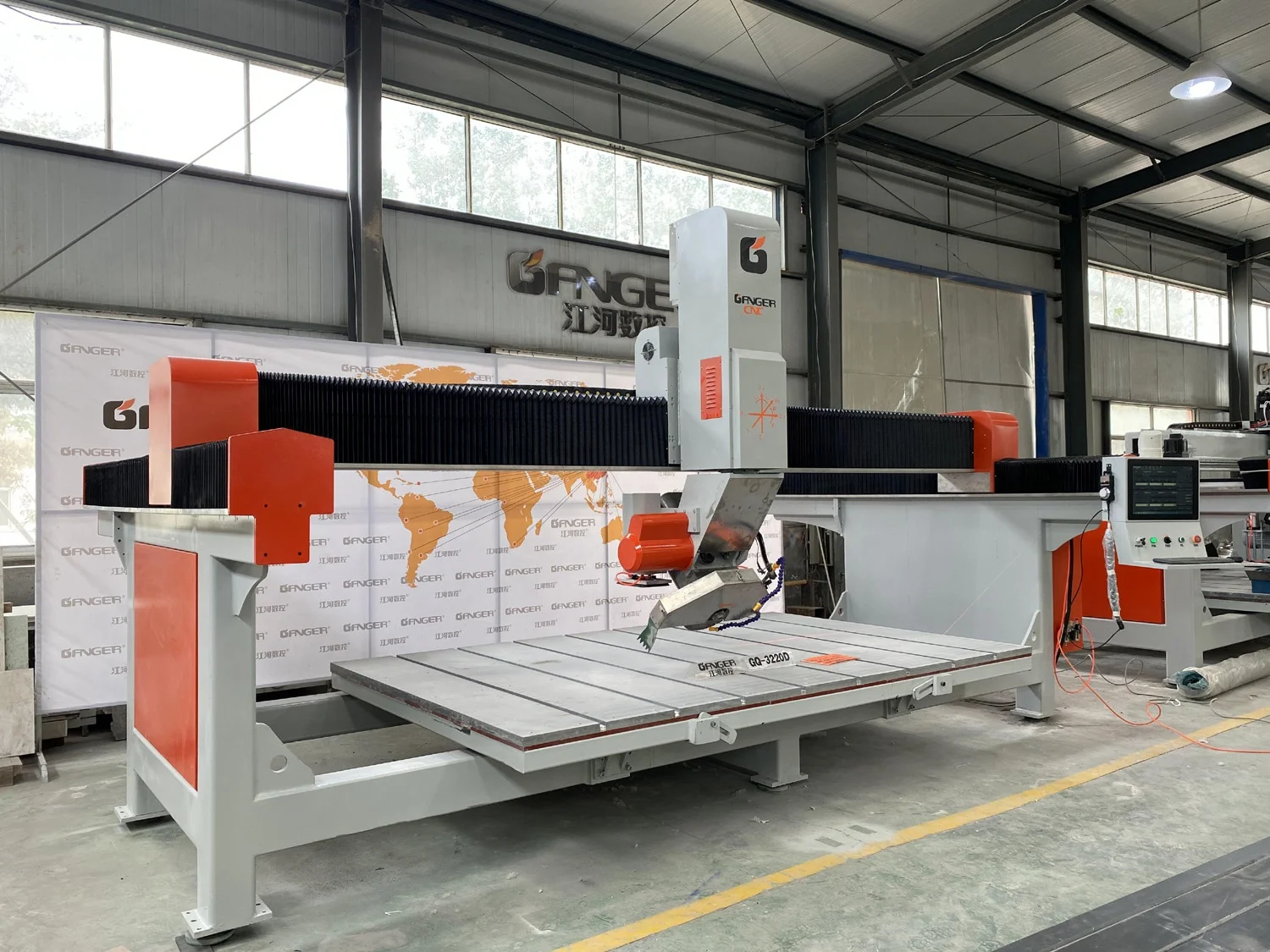Ganger Bridge Saw 5 Axis For Dekton Marble Granite Stone Cutting ...