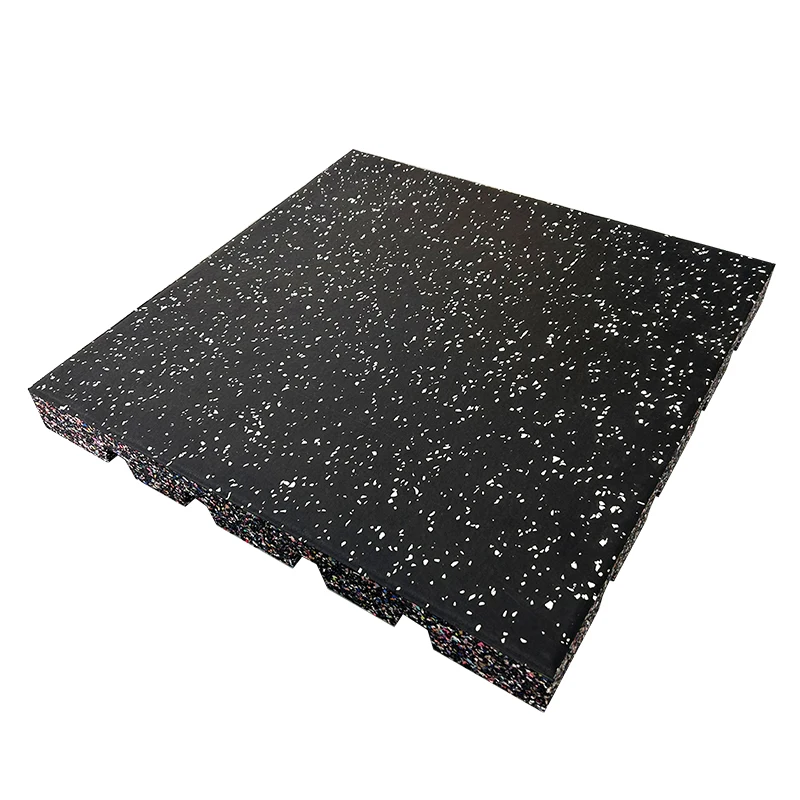1mx1mx15mm Gym Rubber Flooring EPDM Composite Mat for Sports