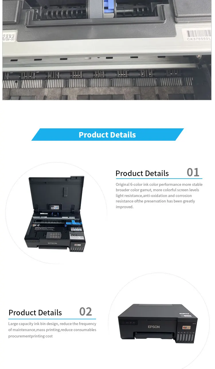 High-speed L8050 L8058 Inkjet Printer - 6 Colors Sublimation