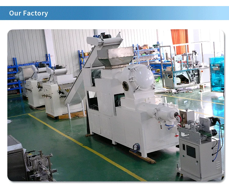 Small Medicated Toilet Soap Plodder Extruder Making Production ...